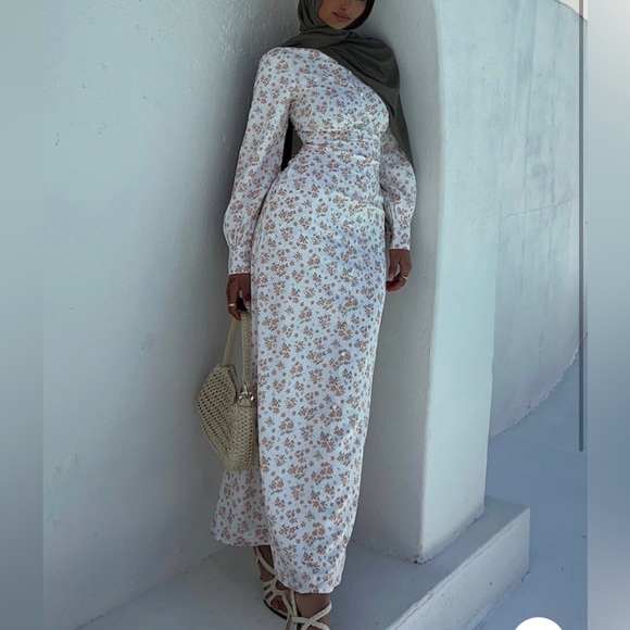 Veiled | Dresses | Veiled Collection Anaya Button Front Maxi Dress ...